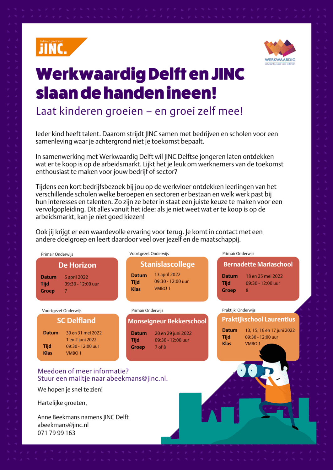 Samenwerking Werkwaardig en JINC - Werkwaardig